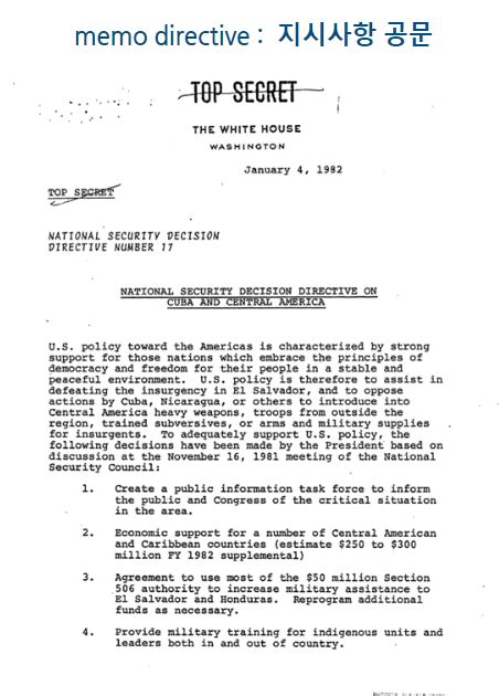 World English 번역 Memo Directive