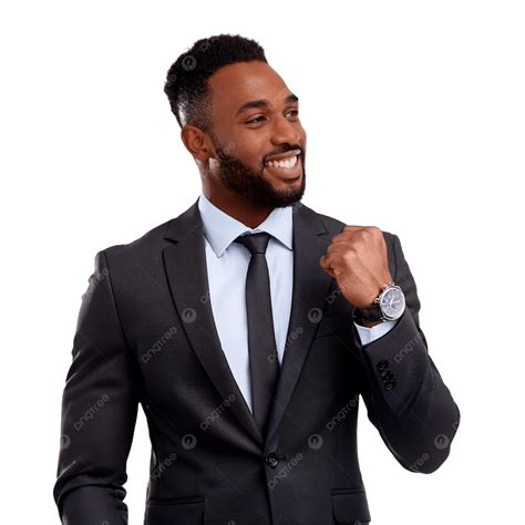 Smiling Black Man In Suit