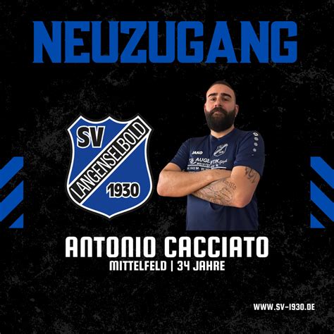 Neuzugang Cacciato Bringt Viel Erfahrung Mit Sv 1930 Langenselbold E V