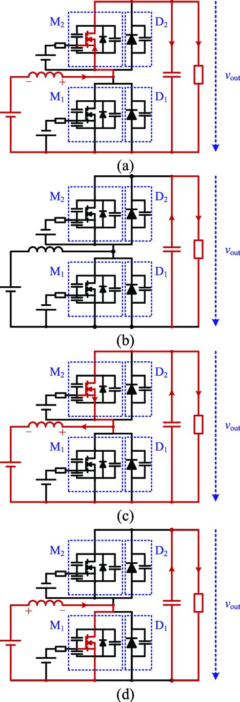 Circuit State During The Switching Process Around T D1 In The Download Scientific Diagram