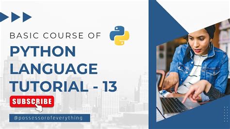Basic Python Language Tutorial Tamil 13 Youtube