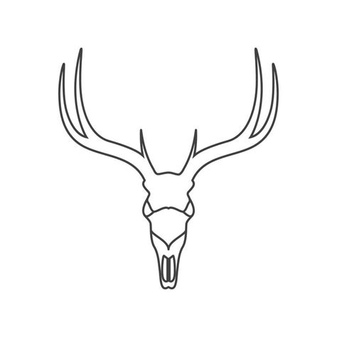Deer Skull Vector Art Icons And Graphics For Free Download