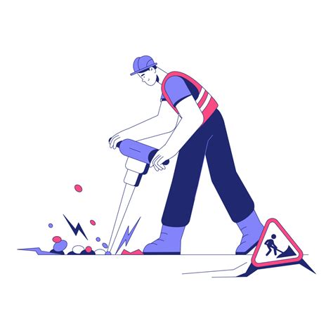 Drilling Ground Animated Illustrations Premium Lottie Json Library