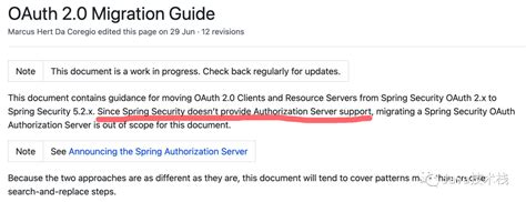 再见，spring Security Oauth！！spring Security Oauth2停止维护 Csdn博客