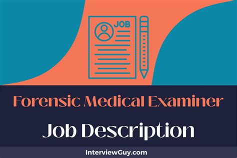 Forensic Medical Examiner Job Description [updated For 2026]