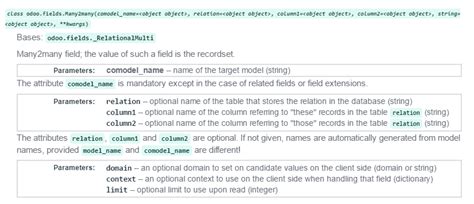 Many2many Relation In Odoo 10 Python Stack Overflow