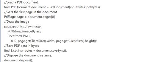 How To Place Image To Specific Pdf Page Issue Syncfusion Flutter Widgets GitHub