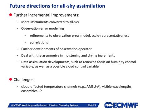 All Sky Assimilation Of Microwave Sounder Radiances Ppt Download