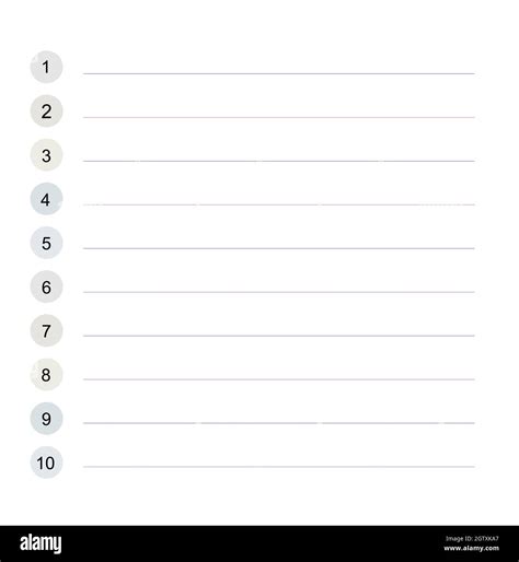 Numbering Pad Stock Vector Images Alamy