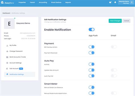 How To Change Notification Settings EasyRenz Help Center