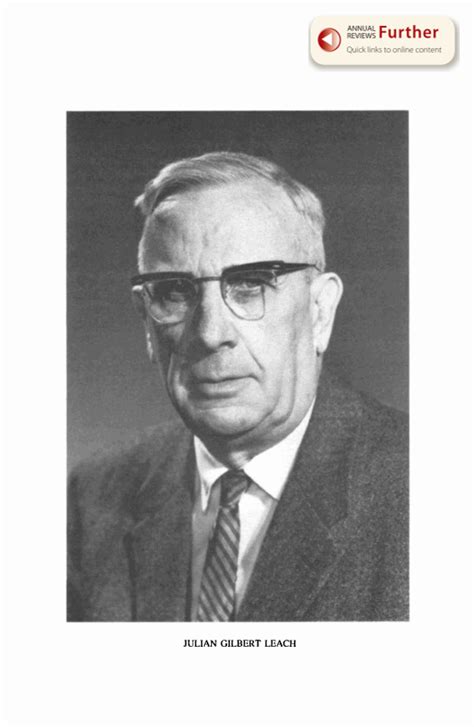 julian gilbert leach pioneer leader in plant pathology annual reviews