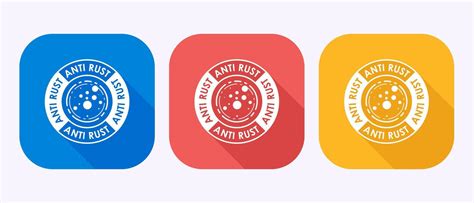 Anti Rust Icon Anti Oxidation Sign Rust Resistant Symbol In Shadow Button Design 59477028 Anti Rust Icon Anti Oxidation Sign Rust Resistant Symbol In Shadow Button Design 59477028