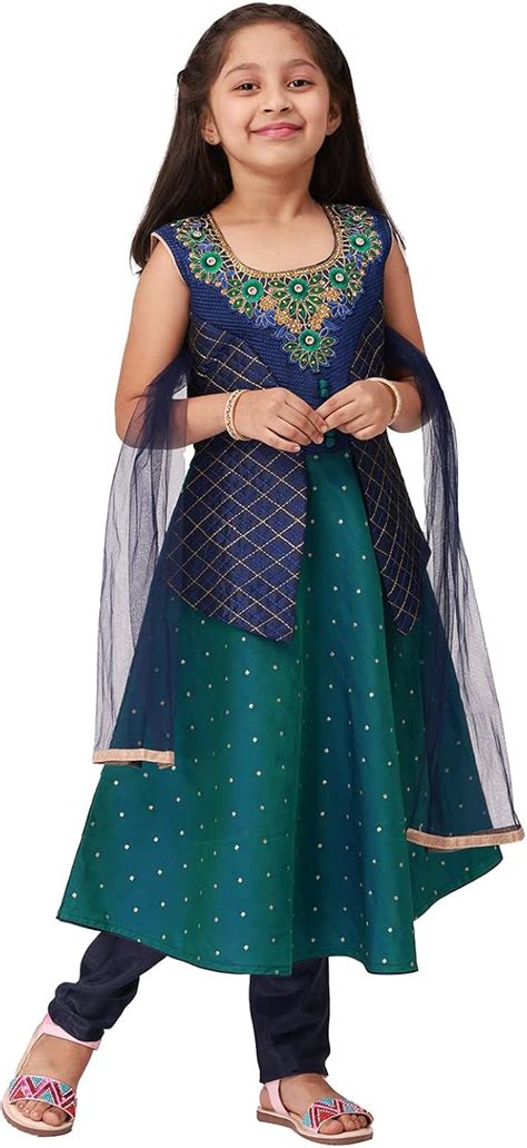 Buy Aswini Girls Jacket Style Salwar Suit Readymade Indian Girls