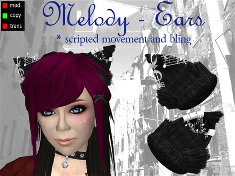Second Life Marketplace [mc] Neko Ears Melody Crimson
