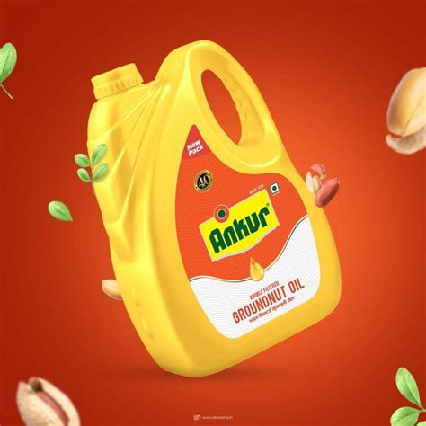 Groundnut Oil Packaging Mustard Bottle Cooking Oil