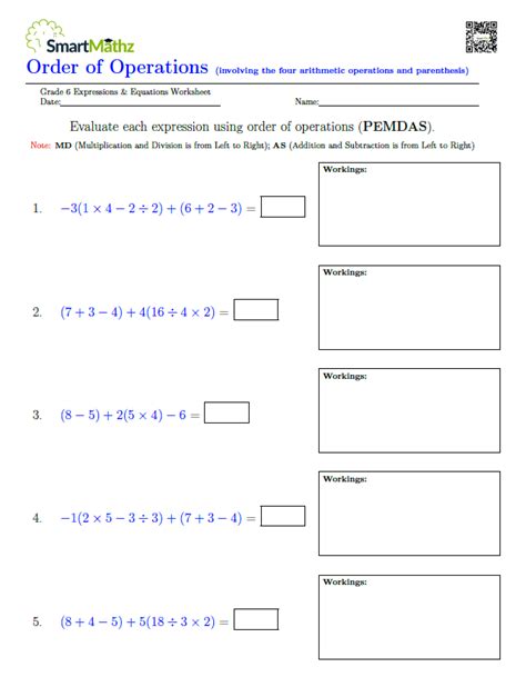 Grade 6 Expressions And Equations Archives Smartmathz