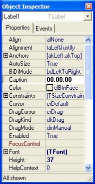 Praktek Delphi Membuat Jam Dengan Delphi