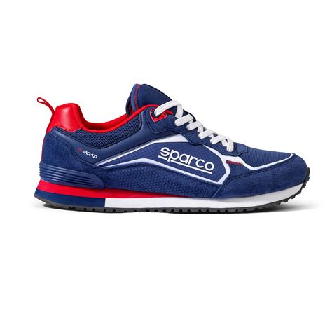 Sparco S Road Shoes Trainers Breathable Lining Microfibre Casual