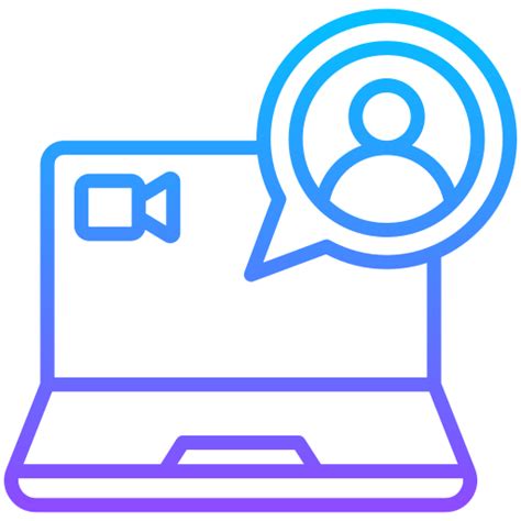Virtual Assistant Generic Gradient Outline Icon