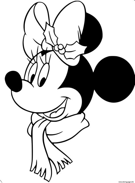 Minnie Mouse Coloring Pages Faces