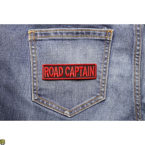 Road Captain Patch Red Ranks Titles Nicknames Thecheapplace