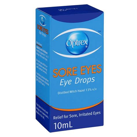 Optrex Sore Eyes Drops 10ml Unichem Alexandra Pharmacy