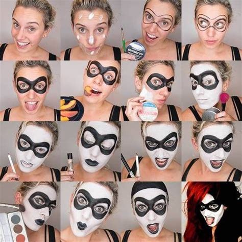 Pin By Josh On Superherosvillain Crazy Halloween Makeup Harley