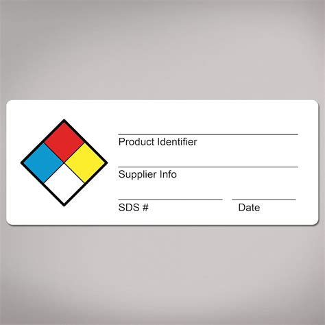 Avery Nfpa Secondary Container Labels Waterproof Chemical