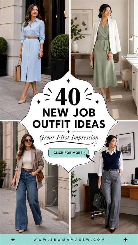 40 New Job Outfit Ideas To Make A Great First Impression Sew Mama Sew