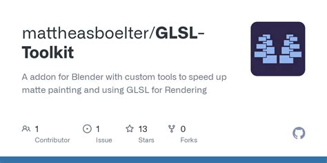 Github Mattheasboelter Glsl Toolkit A Addon For Blender With Custom Tools To Speed Up Matte