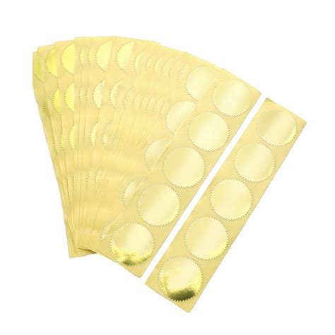 Zpaqi Certificate Wafer Company Seal Labels Stickers For Award Reward