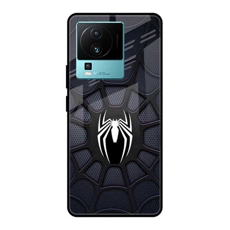 Black Spider Man Vivo Iqoo Neo 7 Pro Glass Case Stayclassy
