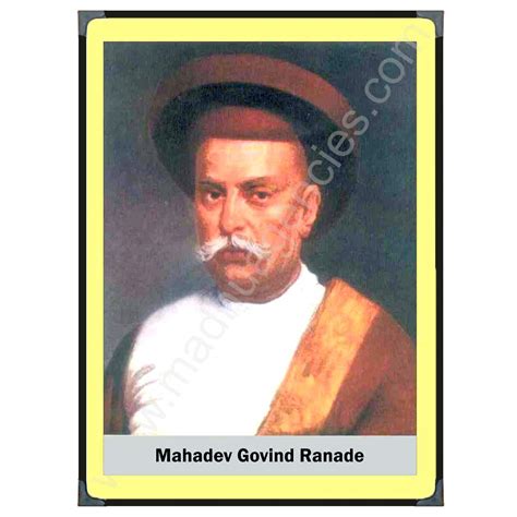 Mahadev Govind Ranade Photo 8mm Wood And Glossy Beading Photos Frames
