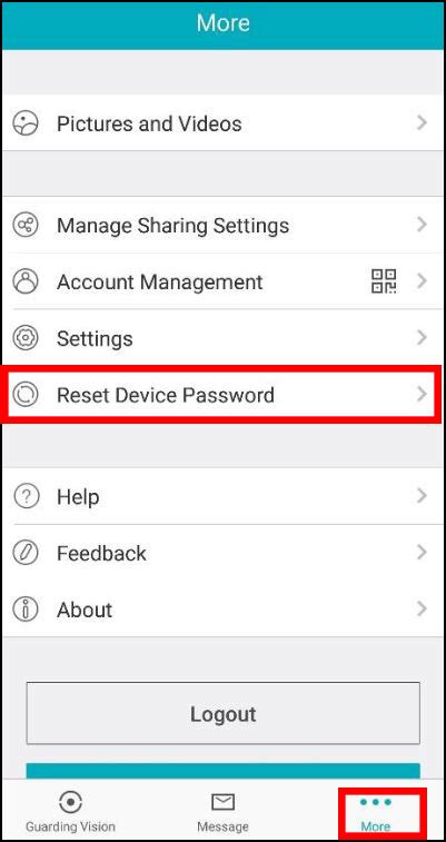 Reset The Nvr Password Using Guarding Vision 2025 Version —