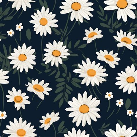 Premium Ai Image Floral Daisy Poster For Poster Design