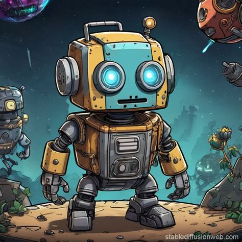 Robot Explorer Avatar For Oxygen Not Included Stable Diffusion Online