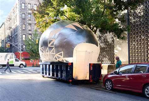 Nyc Dumpster Turned Inflatable Classroom For Urban Education