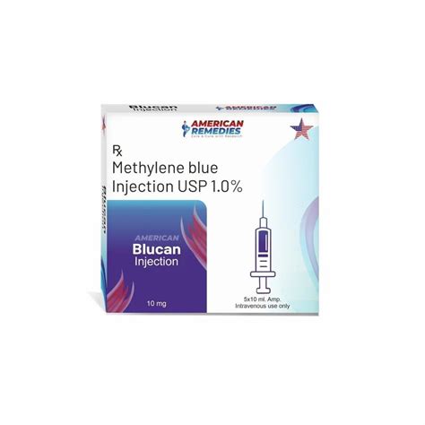 Blucan Injection Methylene Blue Injection Usp 1 0 10 Mg Ml At ₹ 650 Piece In Nagpur