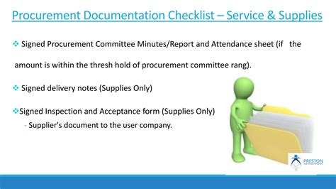 Procurement Documentation And Processes Pptx