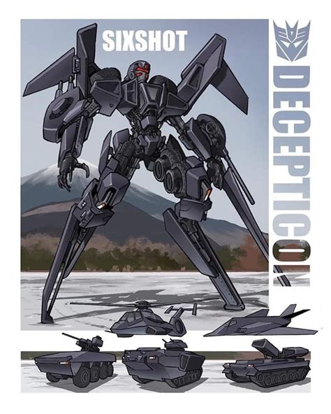Transformers Deception Sixshot By Theamazingspino Transformers Funny