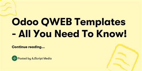 Odoo Qweb Templates All You Need To Know Ajscript Media Buymeacoffee