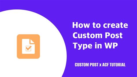 How To Create Custom Post Type In Wordpress Educatewp 2022 Youtube