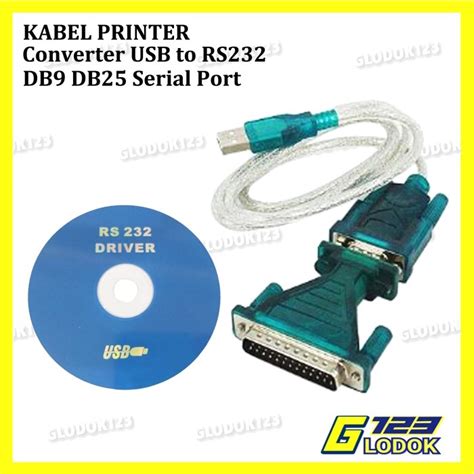 Usb To RS DB DB Serial Port Printer Cable Converter Converter Shopee Malaysia