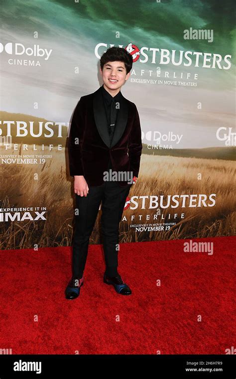 Logan Kim Attends The Ghostbustersafterlife Movie Premiere On