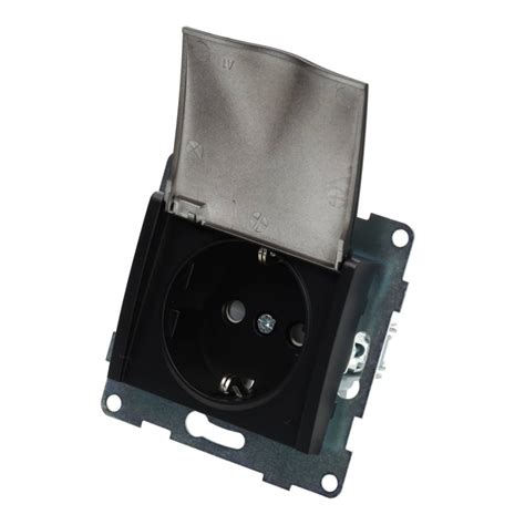 16a Schuko Plug Socket With Cover Pc Series