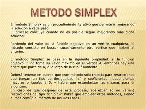 Ppt Metodo Simplex Powerpoint Presentation Free Download Id2597569