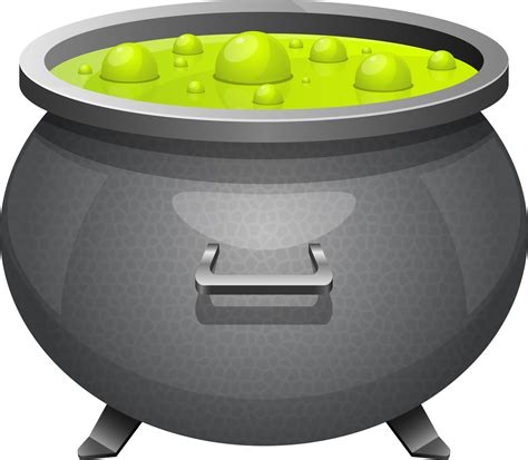 Witch Cauldron Clipart Design Illustration 9384837 Png