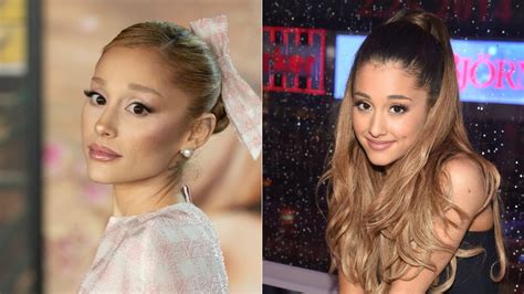 Side By Side Pics Of Ariana Grande Highlight Her Transformation From