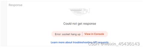 Postman 联动 Sql语句 报错socket Hang Up Csdn博客