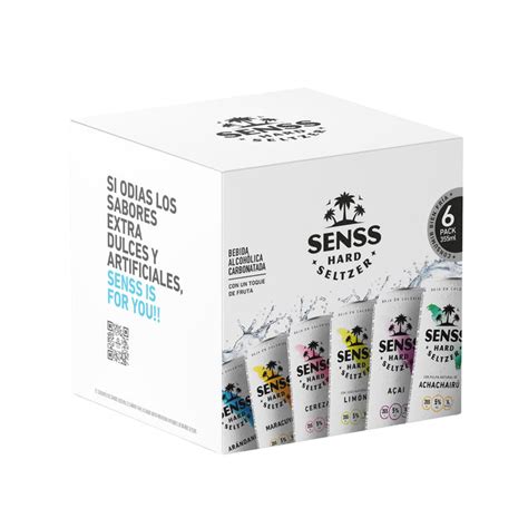 Six Pack Senss Hard Seltzer Lata 6 X 355ml — Amarket